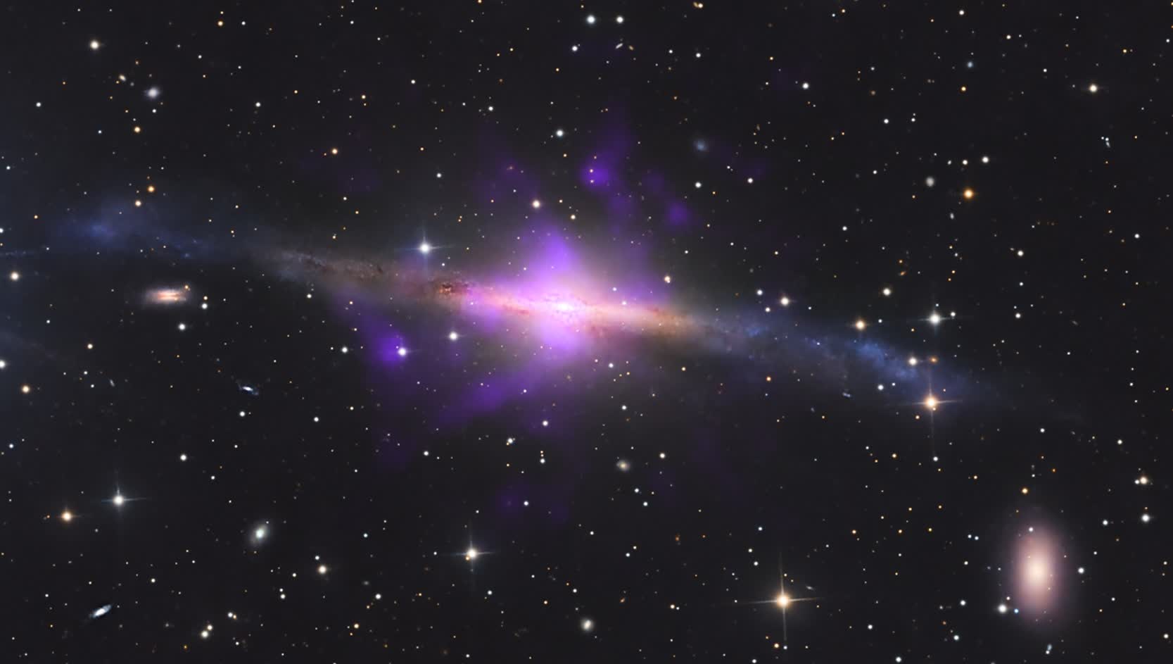 NASA Uncovers Unusual "Sideways" Black Hole in a Remote Galaxy ...